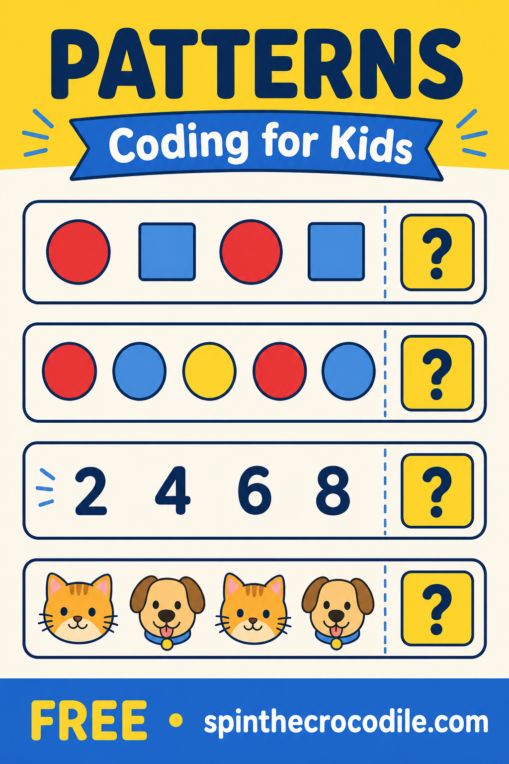 Pattern Detective | Fun Pattern Game for Kids Ages 5-8